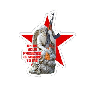 Angel Holding AK47 Kalashnikov Kiss-cut Stickers - Etsy