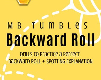 Ebook - How to Do a Backward Roll| Gymnastics | Tumbling - Etsy