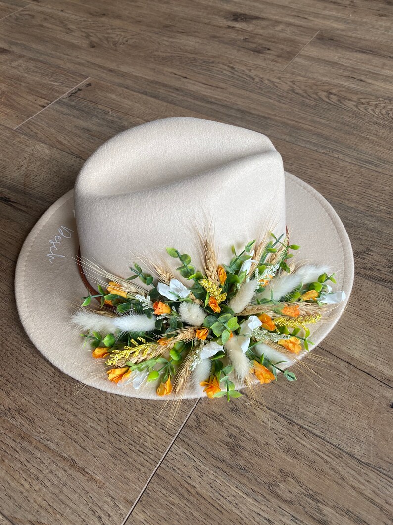 Minimalist Bride Minimal Boho Bride Hat - Etsy