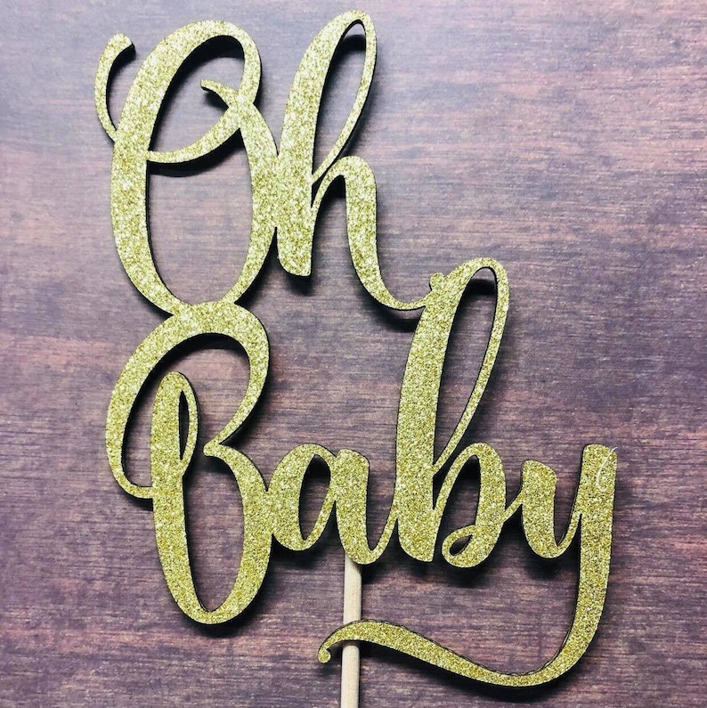 DIGITAL FILE Oh Baby Cake Topper - SVG - Etsy