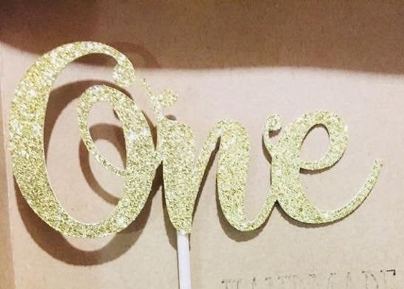 DIGITAL FILE One Cake Topper SVG - Etsy Canada