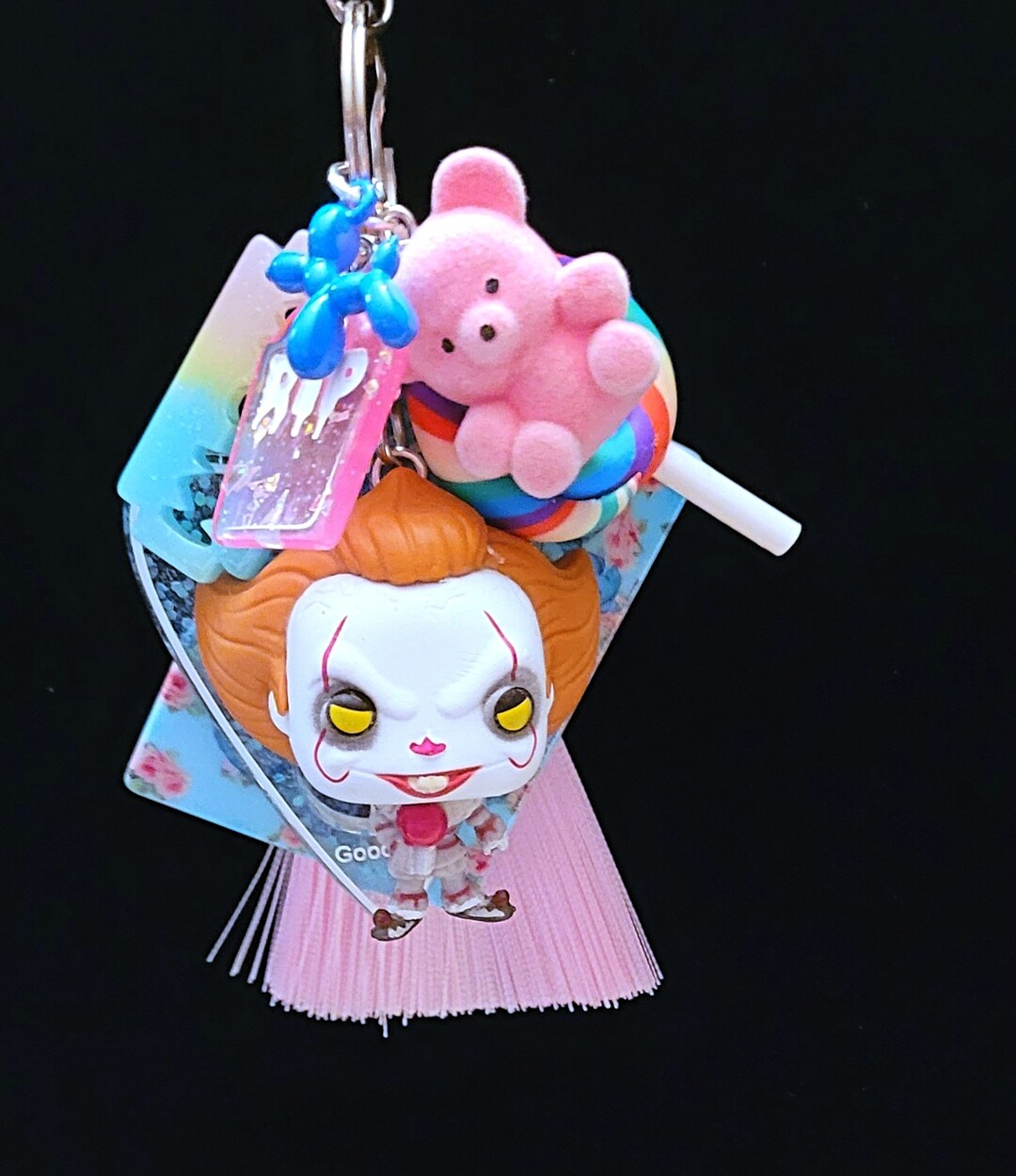 Pennywise the Clown With Balloon Blue Sparkle Ouija Board - Etsy