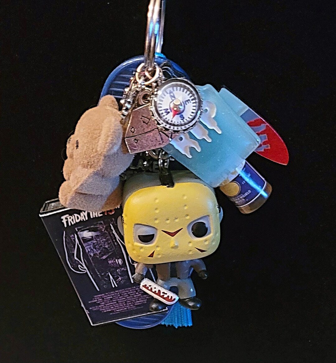 Jason Voorhees Friday the 13th Movie and Motel Keychain - Etsy