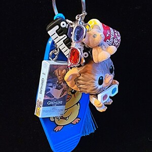 Gizmo Gremlins "peace Was Never an Option" Retro Movie Keychain - Etsy