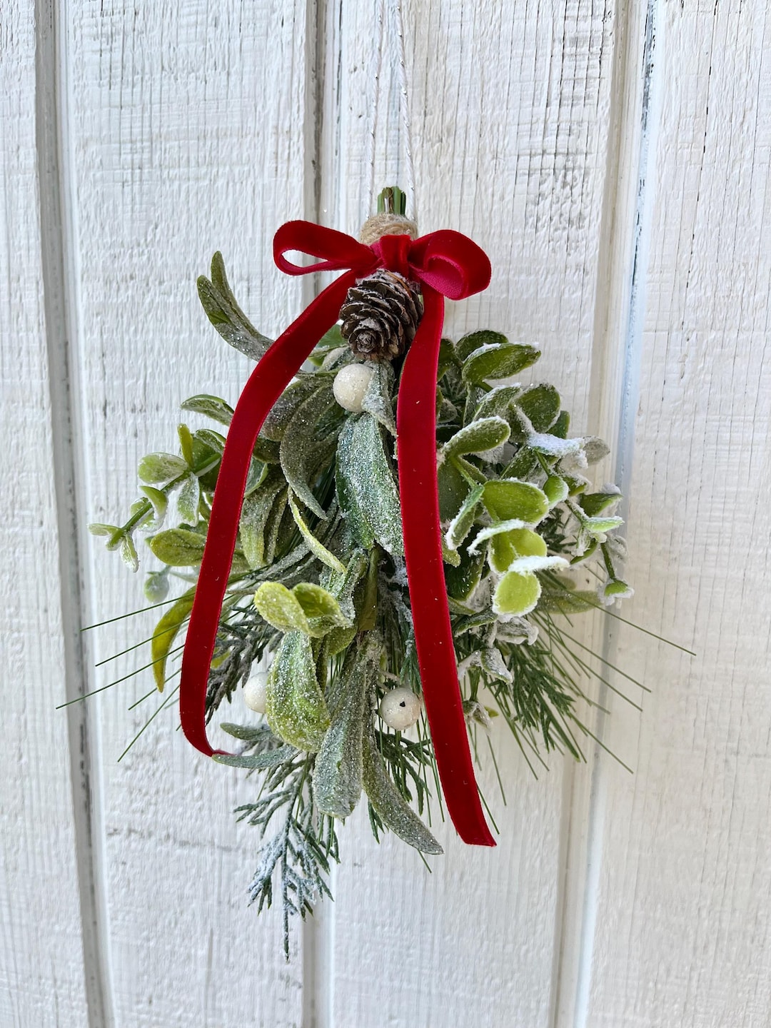 Artificial Mistletoe, Hanging Christmas Mistletoe, Stocking Stuffer ...