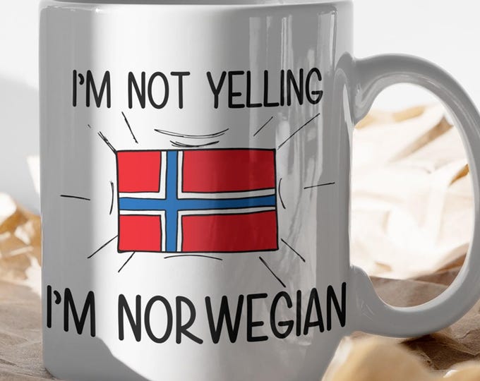 Norwegian Mug - Made in America With Norwegian Parts - Coffee Mug ...