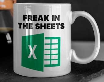 Excel Spreadsheet Mug - Etsy