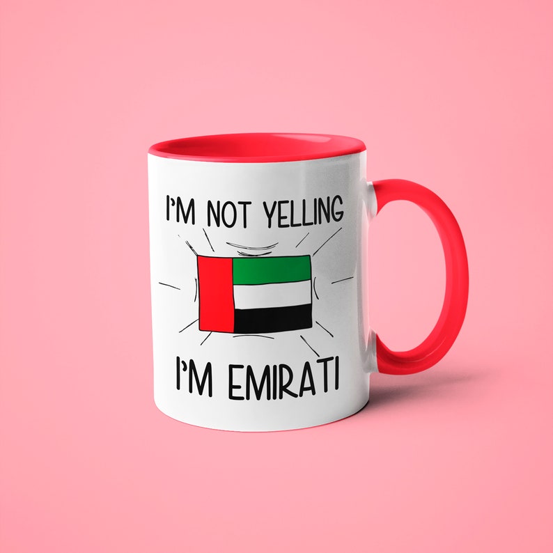 Emirati Coffee Mug, Gift for Emirati, United Arab Emirates Souvenir ...