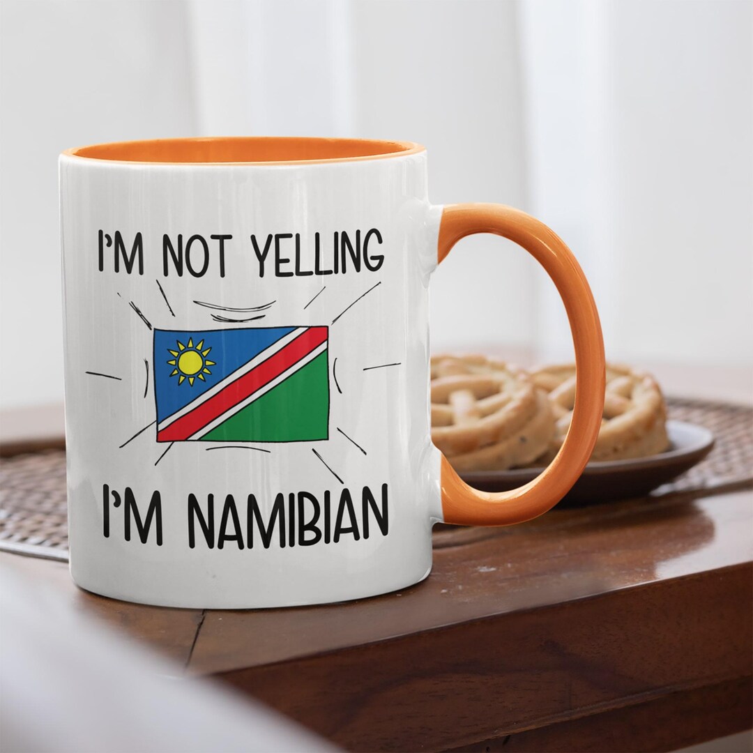Gift for Namibian, Funny Namibian Coffee Mug, Namibia Gift, Namibian Flag Namibia Souvenirs ...
