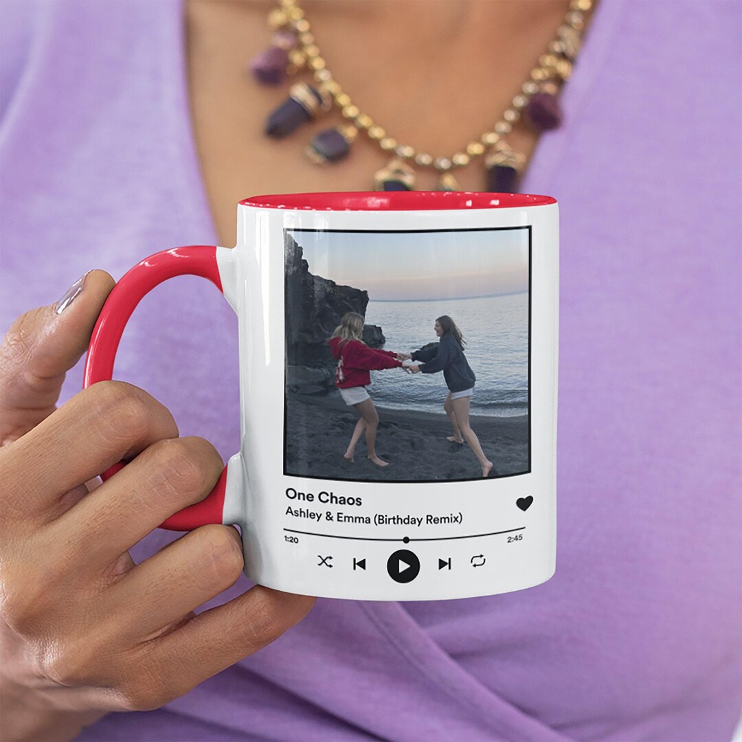 Personalized Album Cover Birthday Gift, Custom Photo Gift for Her, Song ...