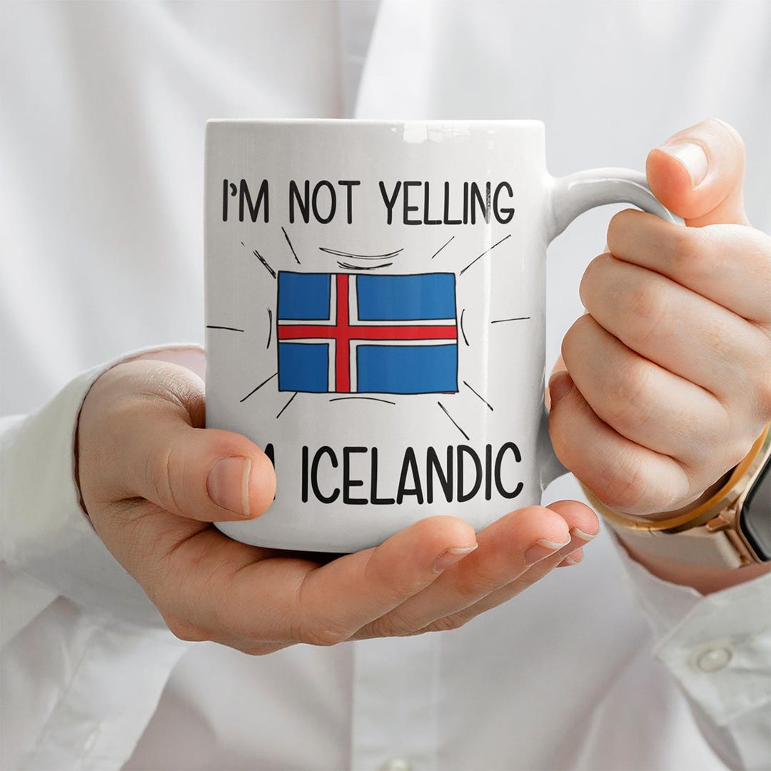 Gift for Icelandic, Funny Icelandic Coffee Mug, Iceland Gift, Icelandic ...