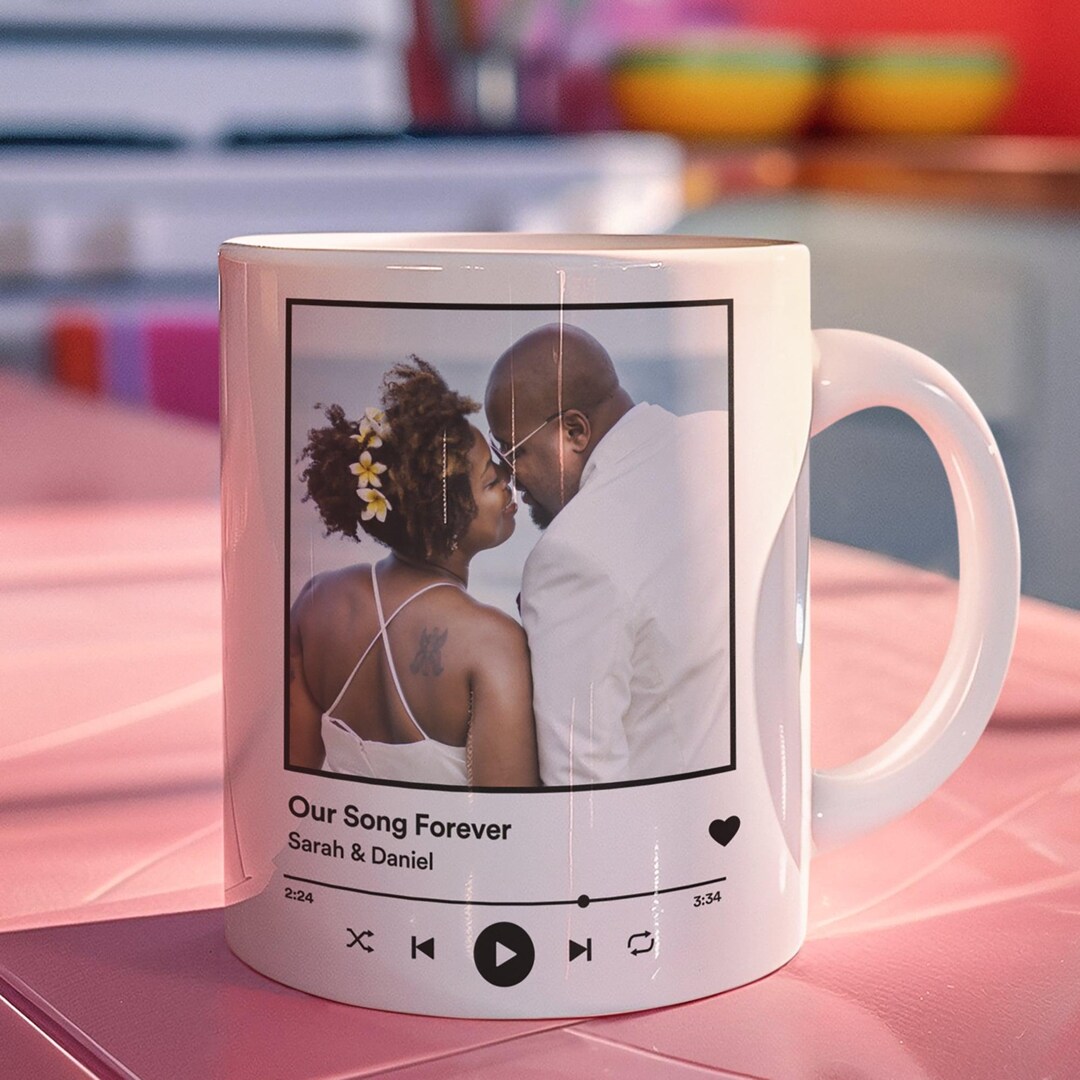Personalized Song Cover Anniversary Gift, Custom Album Cover Couple ...