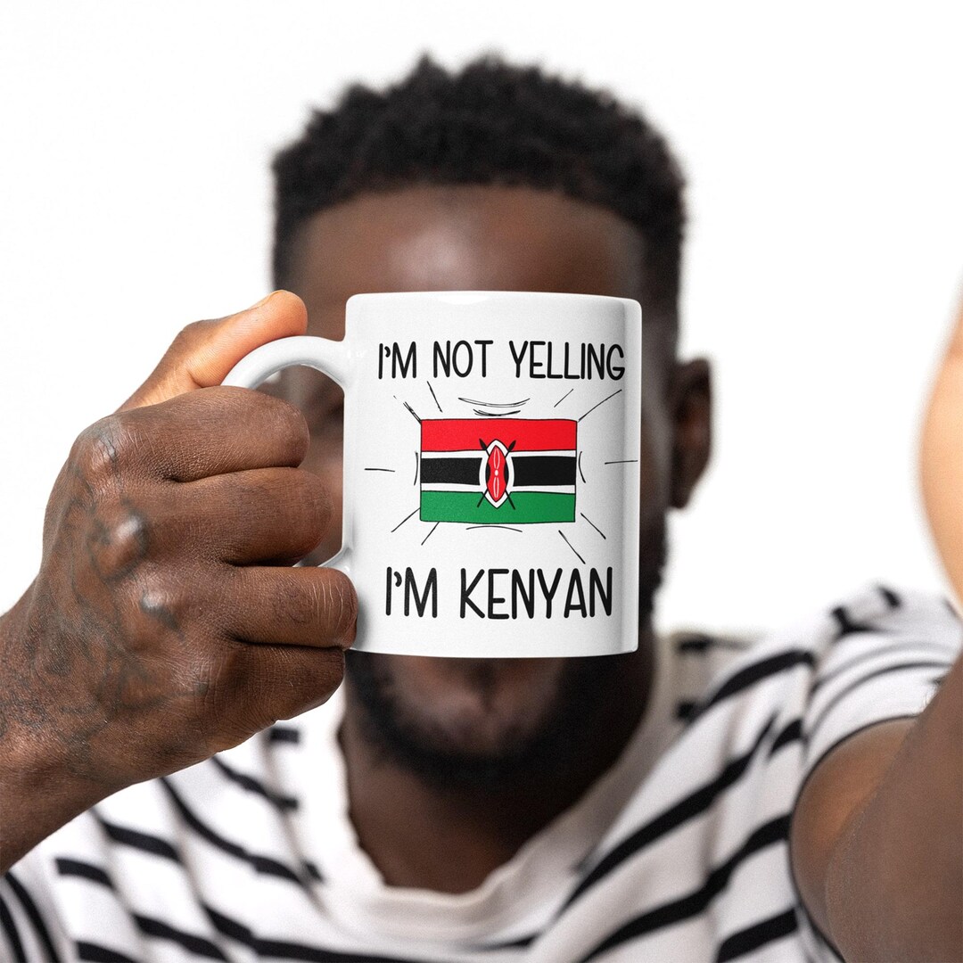 Kenyan Coffee Mug, Kenyan Flag Kenya Souvenir - Etsy