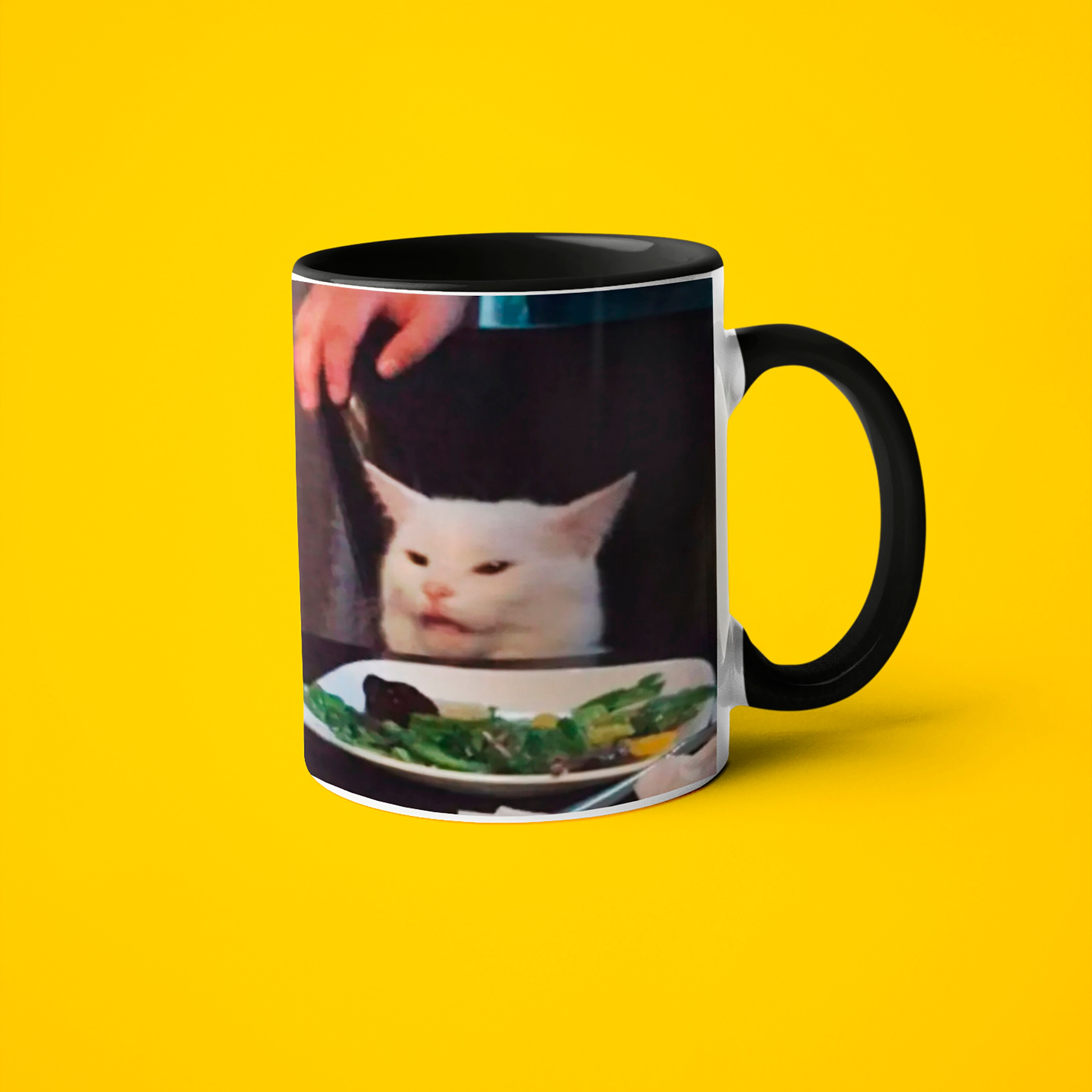 Crying Banana Cat Meme Mug Funny Cat Kitten Mug Tiktok Meme