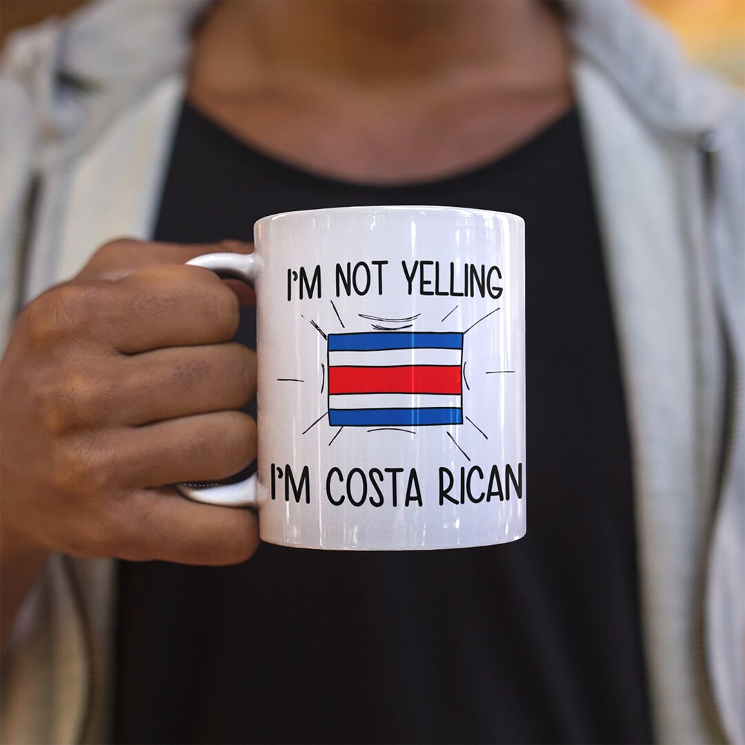 Gift for Costa Rican, Funny Costa Rican Coffee Mug, Costa Rica Gift ...
