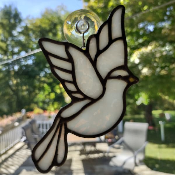Stained Glass Dove - Etsy