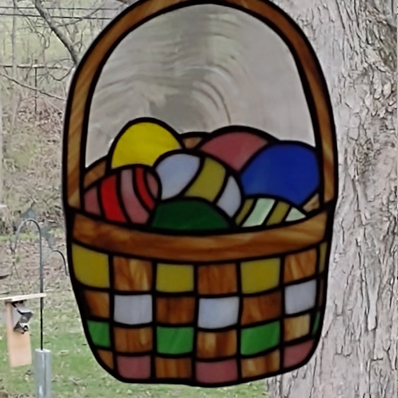 Art Glass Basket - Etsy