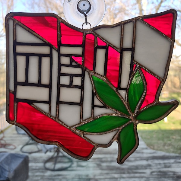 Ohio State Stained Glass - Etsy
