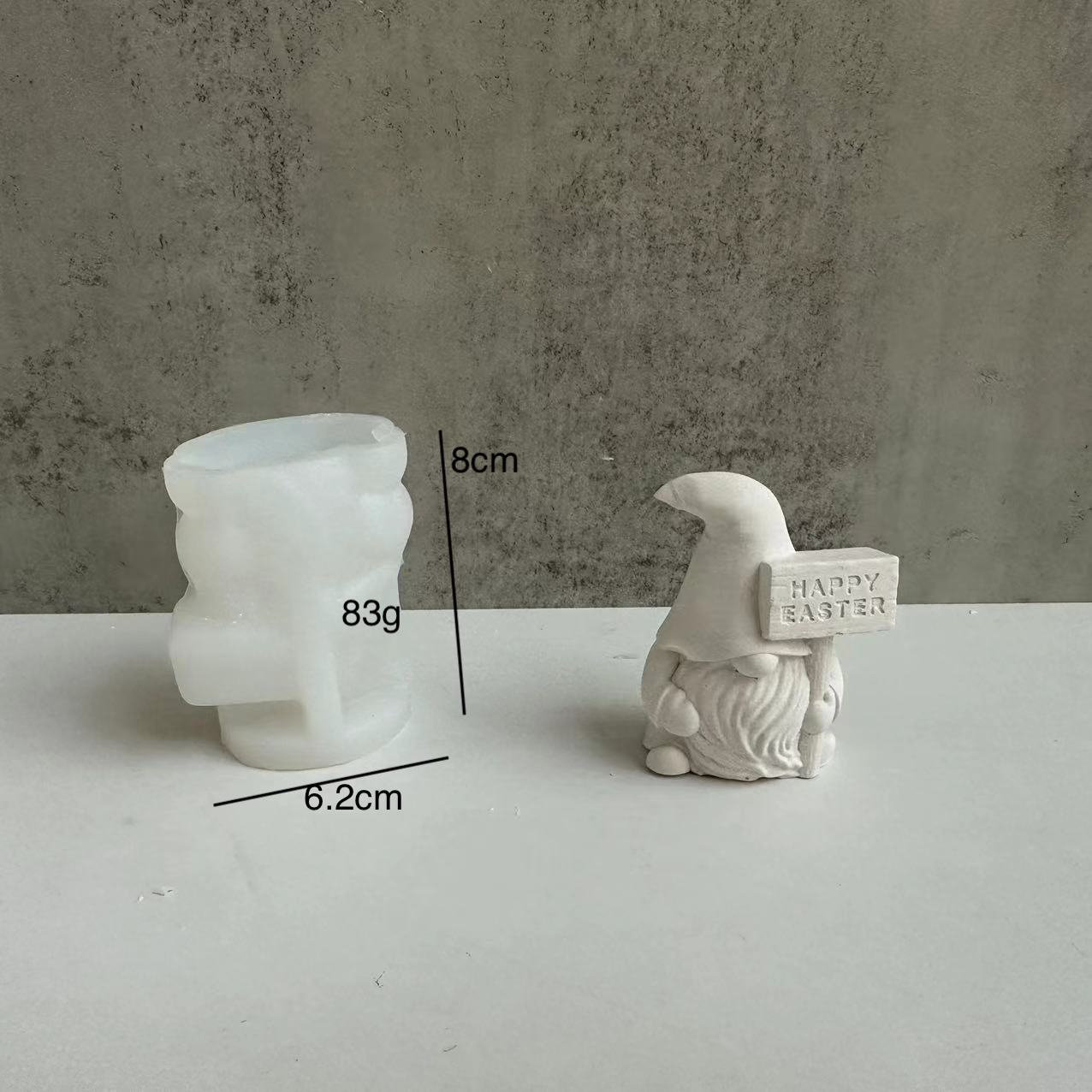 Faceless Dwarf Scented Candle Mold Christmas Dwarf Santa Claus - Etsy