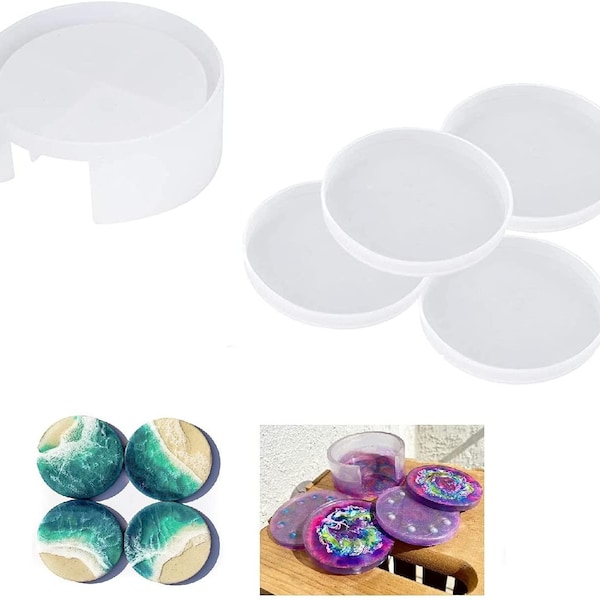 Resin Coaster Molds - Etsy