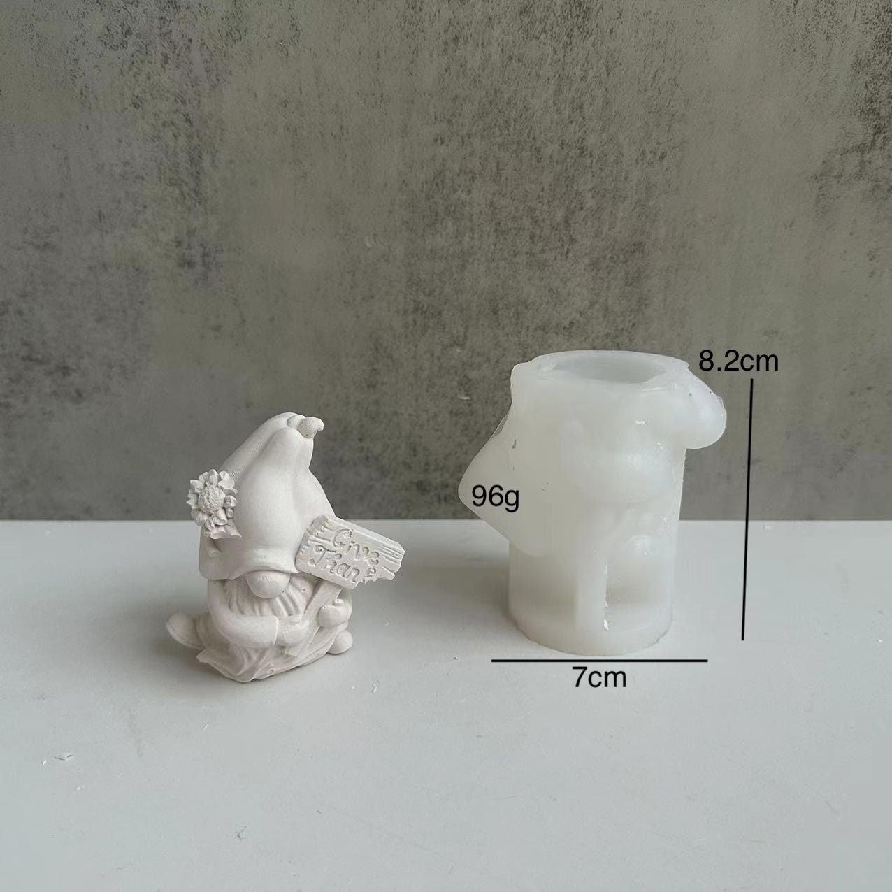 Faceless Dwarf Scented Candle Mold Christmas Dwarf Santa Claus - Etsy