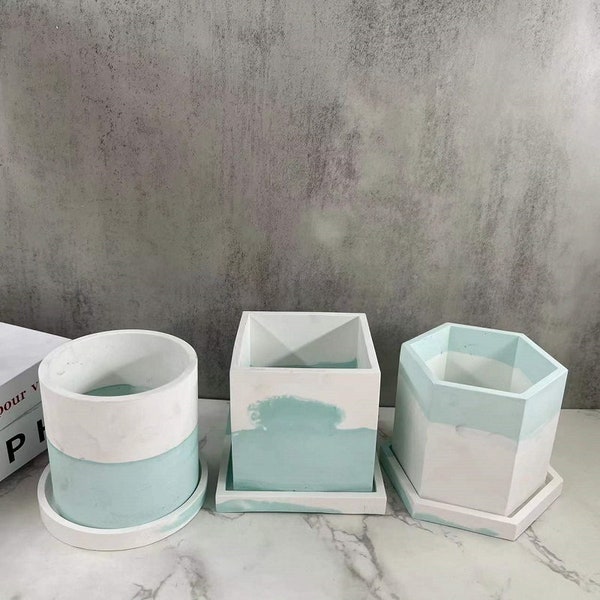 Concrete Pot Mold - Etsy