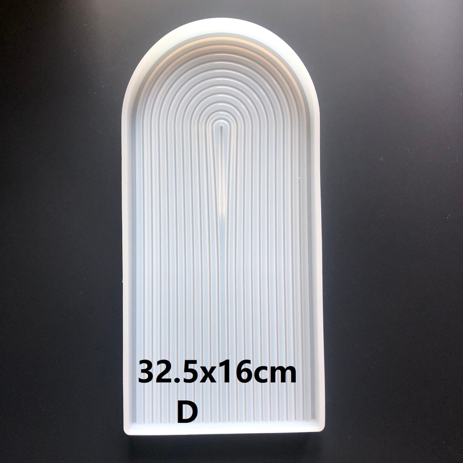 Large Concrete Arch Wave Tray Molds Plate Mat Mold Striped - Etsy