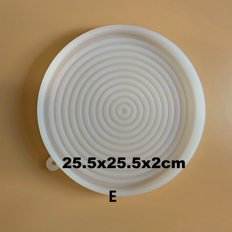 Large Concrete Arch Wave Tray Molds Plate Mat Mold Striped | Etsy