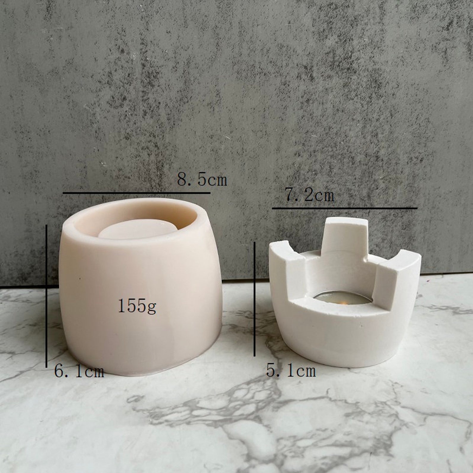 Stove Plaster Mold Candle Warmer Silicone Mold Creative Hand Mold - Etsy