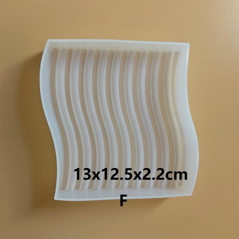 Large Concrete Arch Wave Tray Molds Plate Mat Mold Striped | Etsy