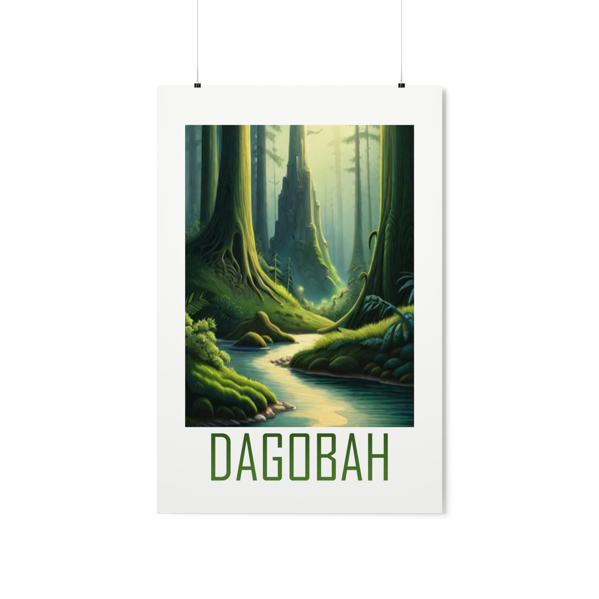 Star Wars Dagobah Poster, Star Wars Galaxy Posters, Star Wars Dagobah ...