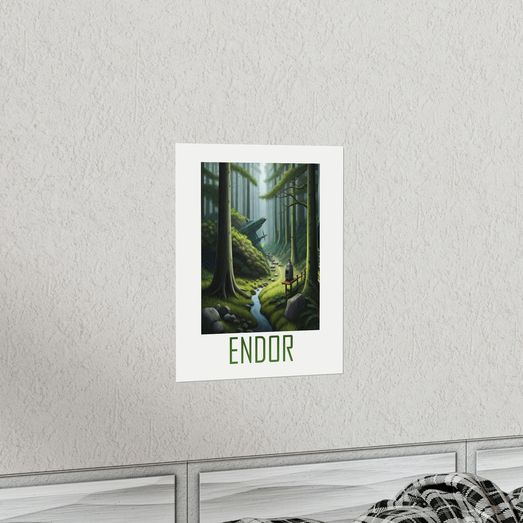 Star Wars Endor Poster, Star Wars Galaxy Posters, Star Wars Endor Art ...