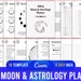 Editable Canva Moon and Astrology 2024 Planner Printable Template ...
