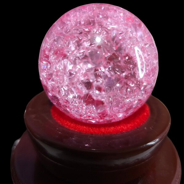 Pink Crackle Quartz - Etsy