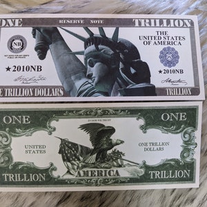 Trillion Dollar Bill Cash Money Manifestation Kit Law of Attraction ...