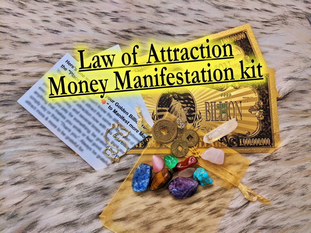 2 Gold Billion Dollar Anointed Kit Law of Attraction Cash Money ...
