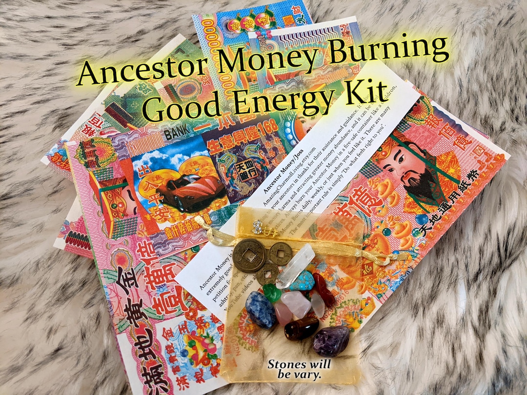 33 Pieces High Denomination Ancestor Money Karma Kit Magic Joss ...