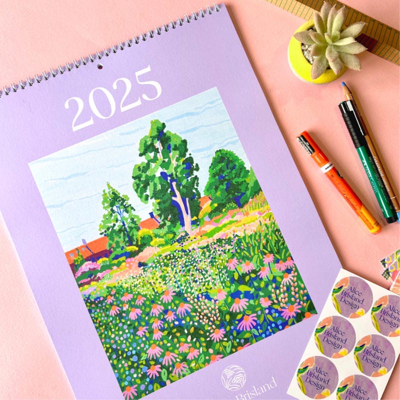 Calendar Art - Etsy