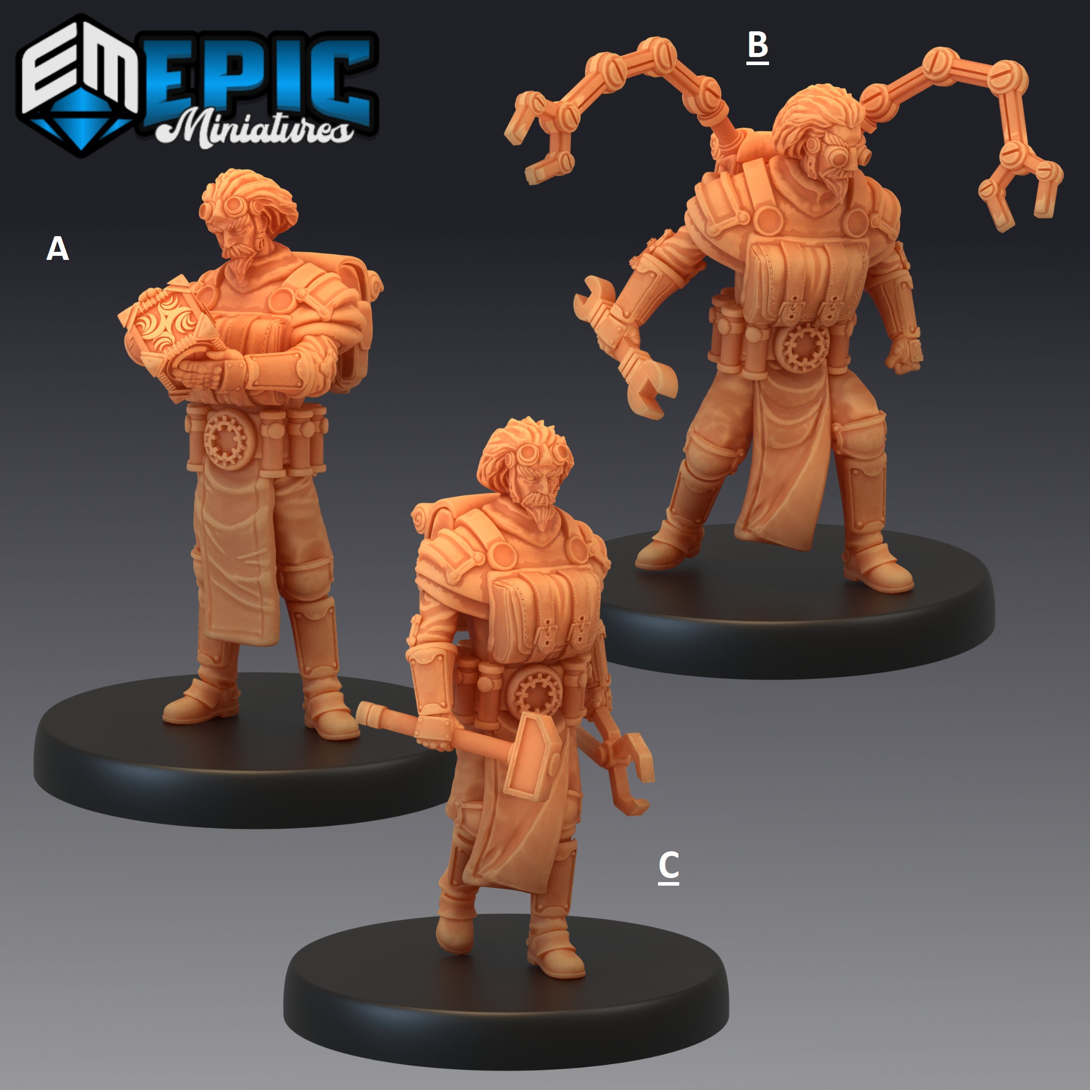 Toys & Games Sculpted by Epic Miniatures Mechanic Victoria \ Artificer ...