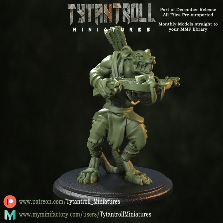 Toys & Games Toys Ratman Assassin \\ Gutter Runner Sculpted by Tytan ...