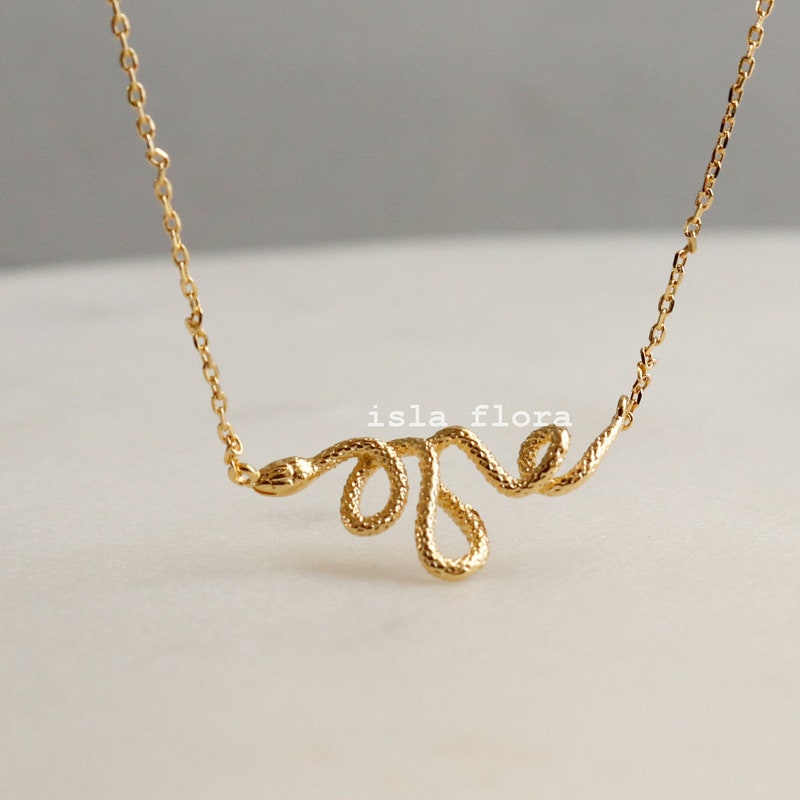 Moving Snake Necklace - Etsy