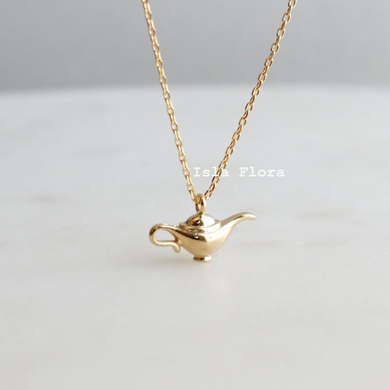 Brass Genie Pendant - Etsy