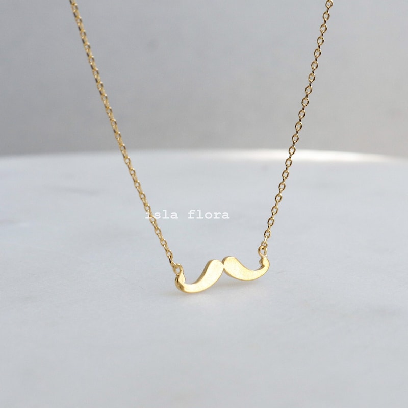 Mustache Necklace - Etsy