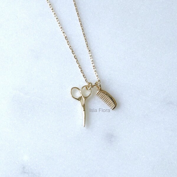 Scissor Necklace - Etsy