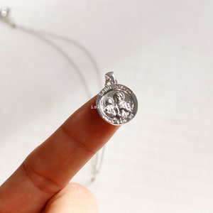 St Joseph Emboss Necklace, Gold Dipped Saint Nazareth, Father With ...