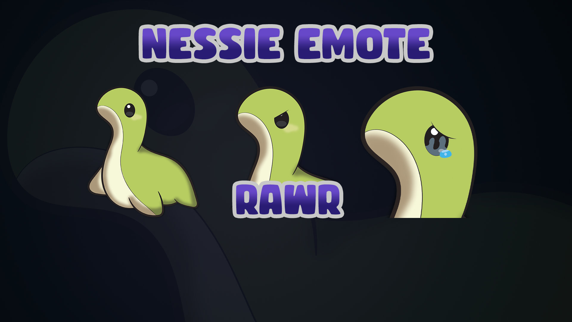 Cute Nessie Emotes - Apex Legends Inspired Emotes - Etsy