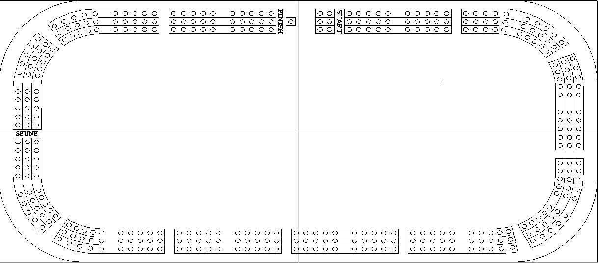 Cribbage Board DXF FILE ONLY Etsy