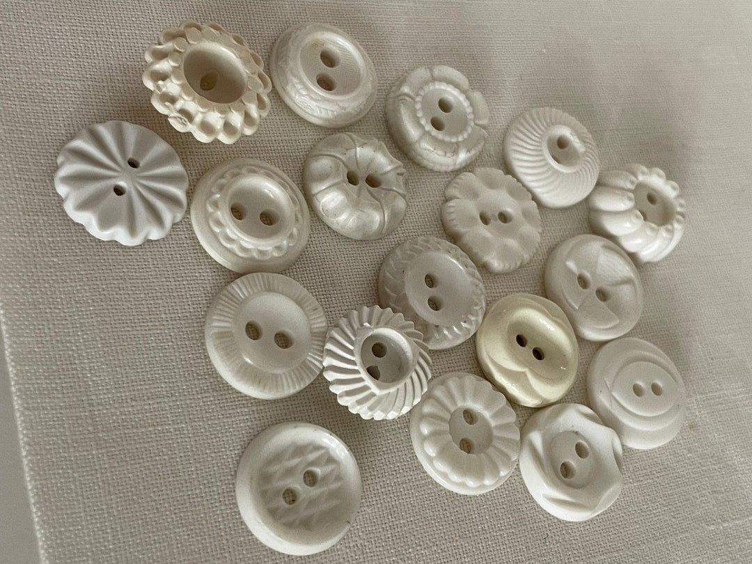 Collection of Small Vintage House Dress Buttons - Etsy