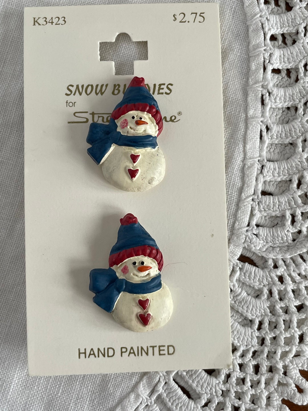 Snowmen Buttons, snow Buddies - Etsy