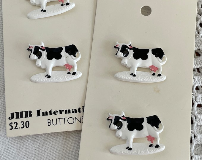 JHB Plastic Cow Buttons - Etsy